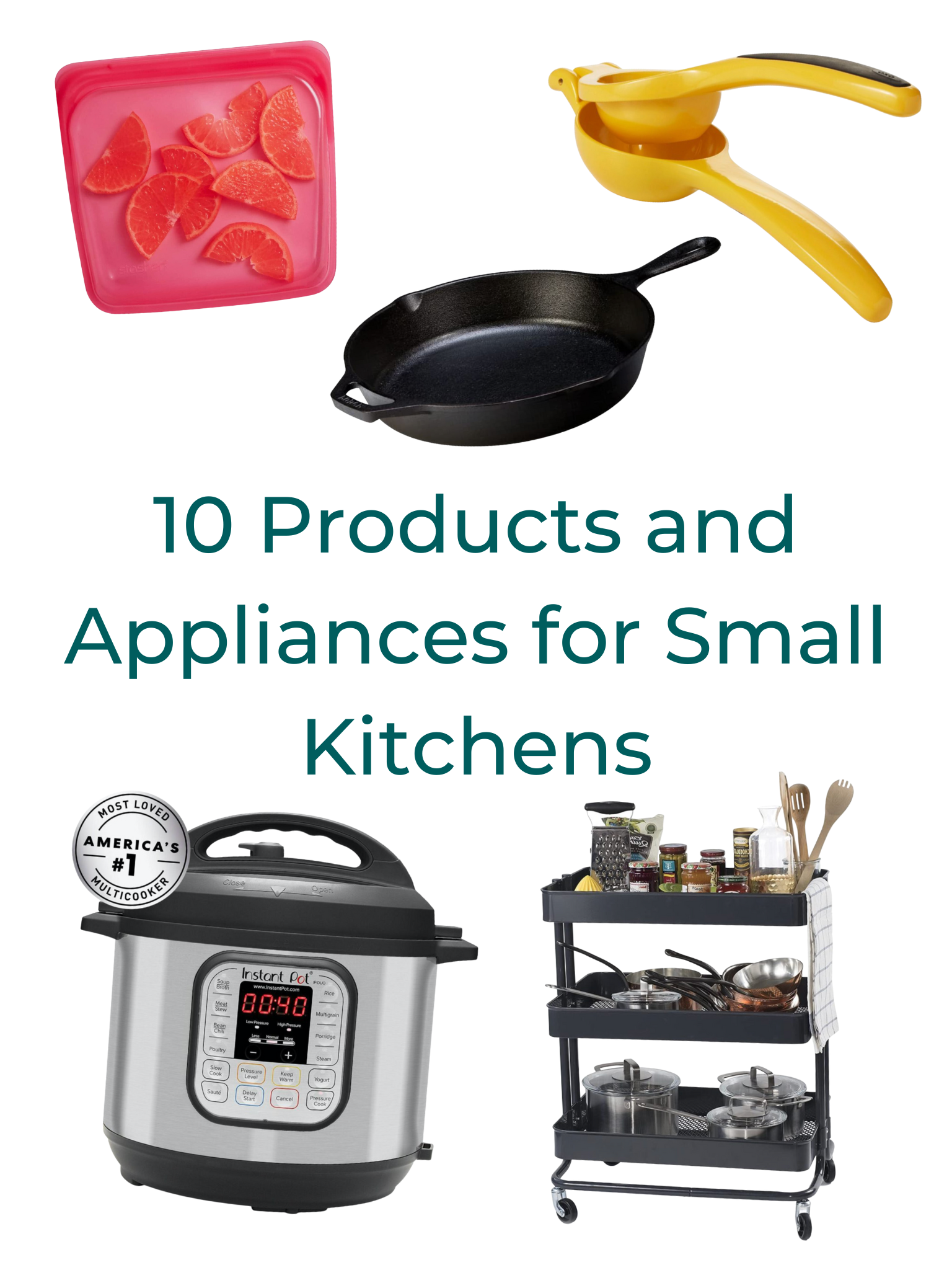 10 Products and Appliances for Small Kitchens - Studio SLB